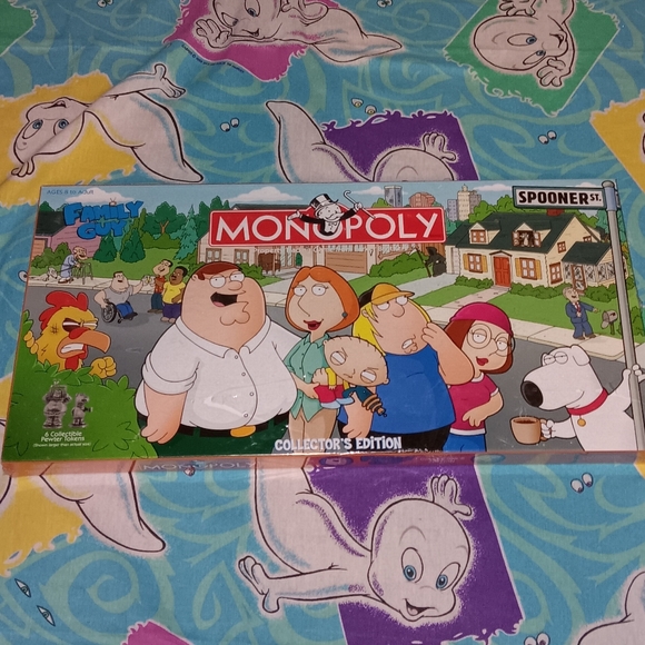 Vintage | Games | New 206 Collectors Edition Monopoly Family Guy Board ...